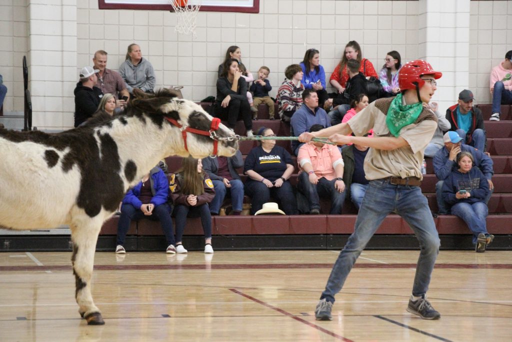 Donkey basketball at Tarkington nets big bucks for Project Graduation ...