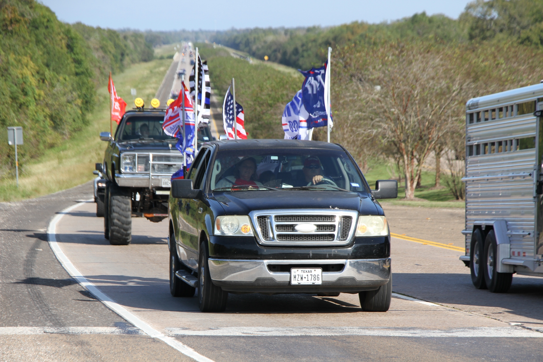 Trump train rolls through Liberty County | Bluebonnet News