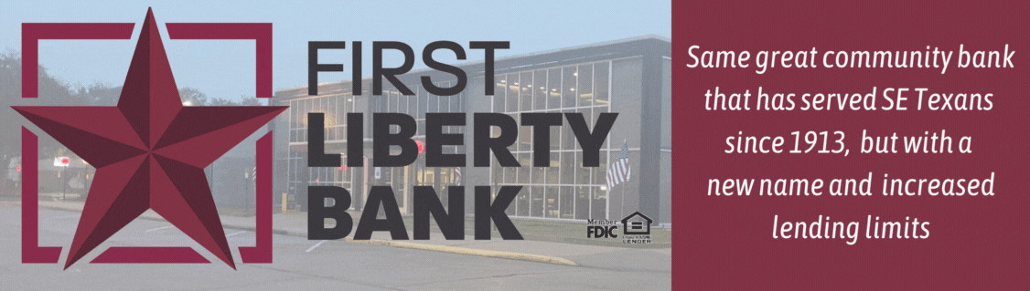 First Liberty Bank ad, December 2022 | Bluebonnet News