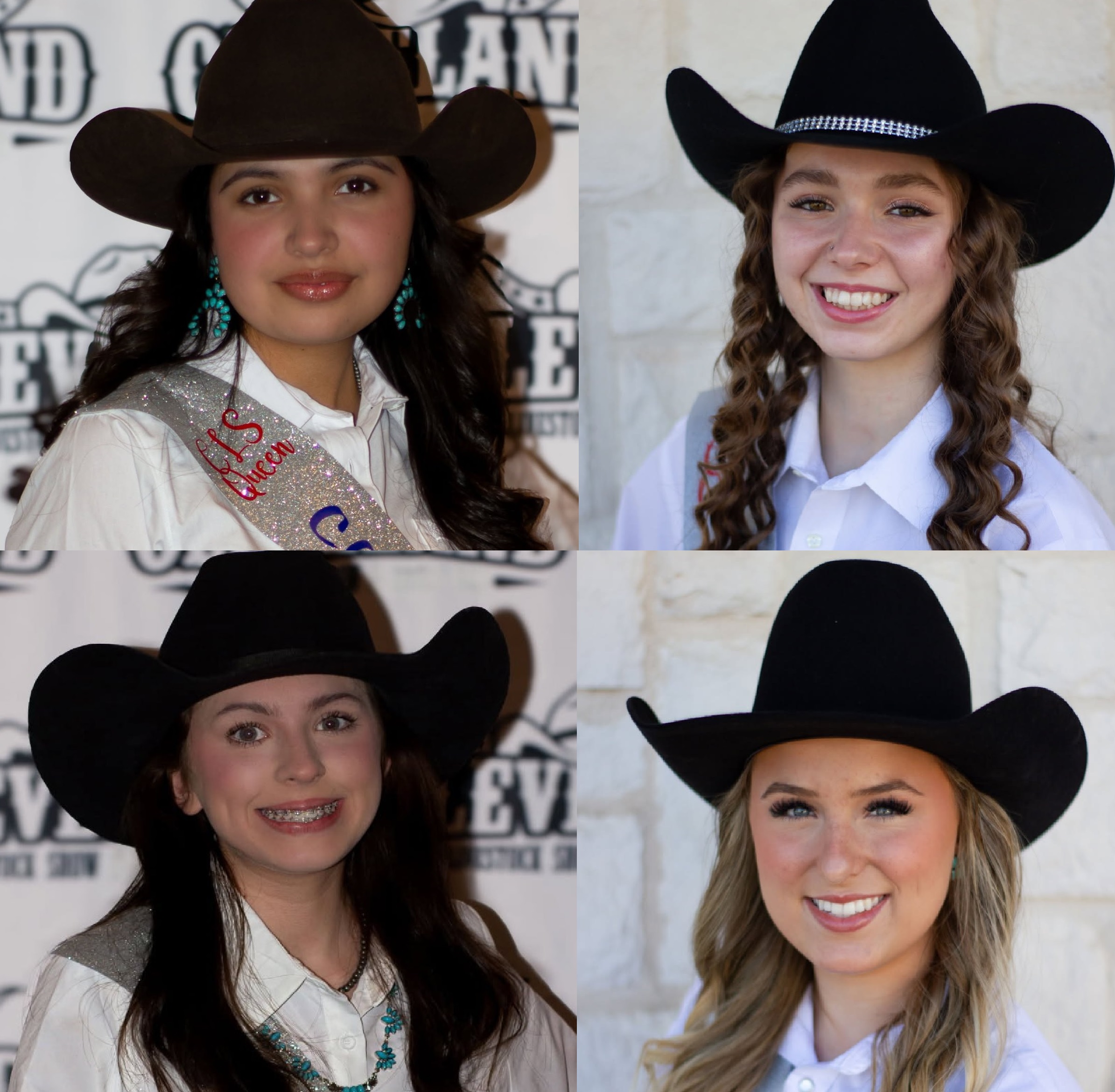 Four young ladies vying for 2025 Cleveland Livestock Show rodeo queen ...