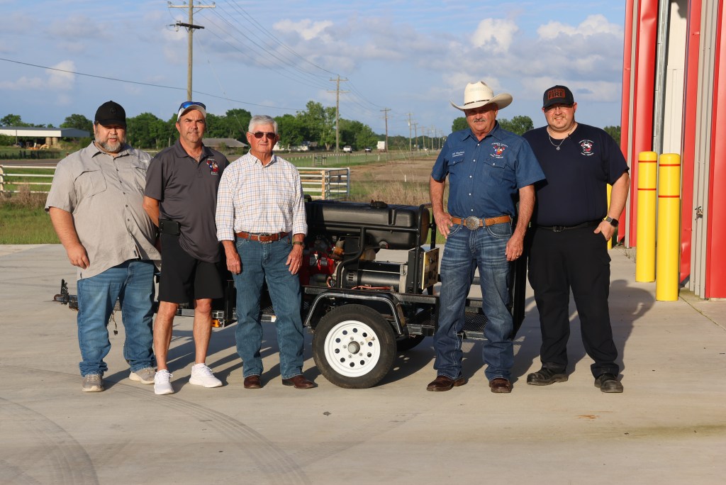 Liberty County EMS donates generator to Moss Hill fire station as ...