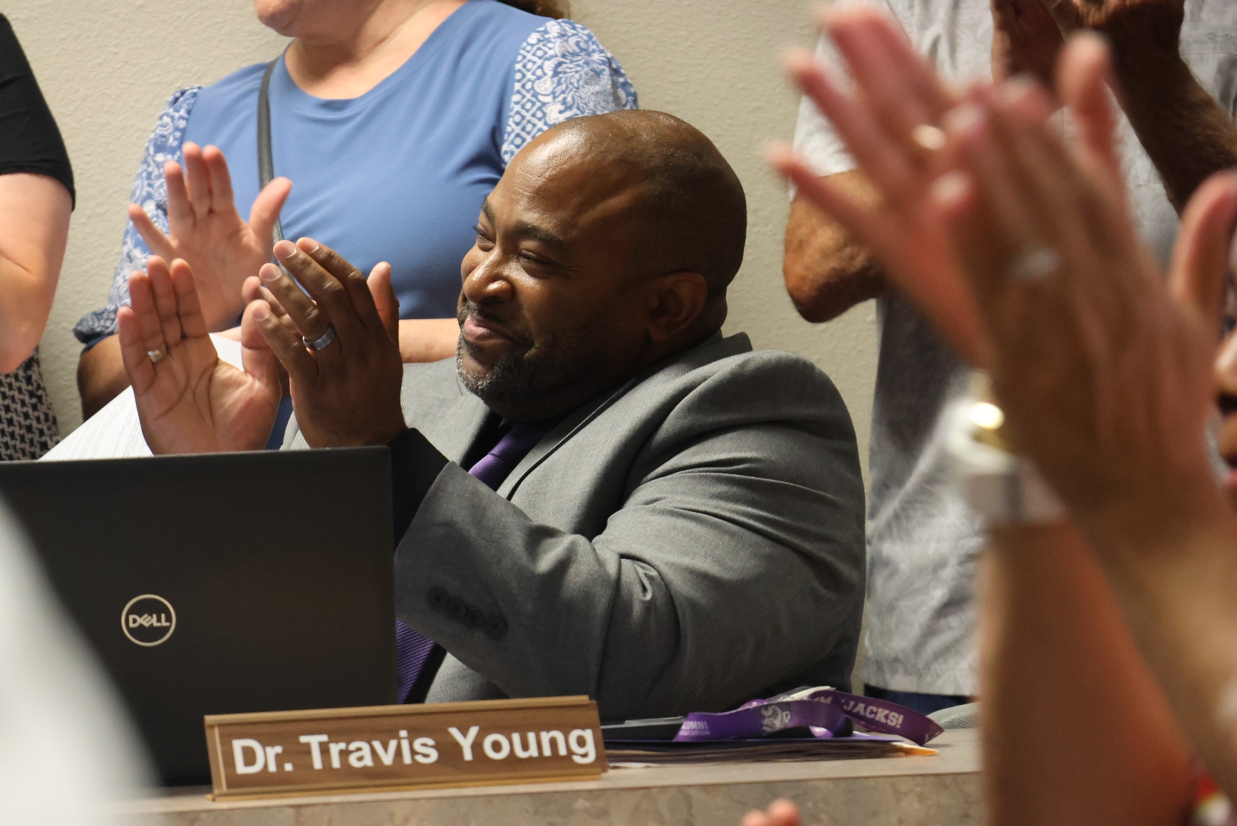 Passing the Torch: Dayton ISD honors Johnson, welcomes Young as new superintendent - Bluebonnet News