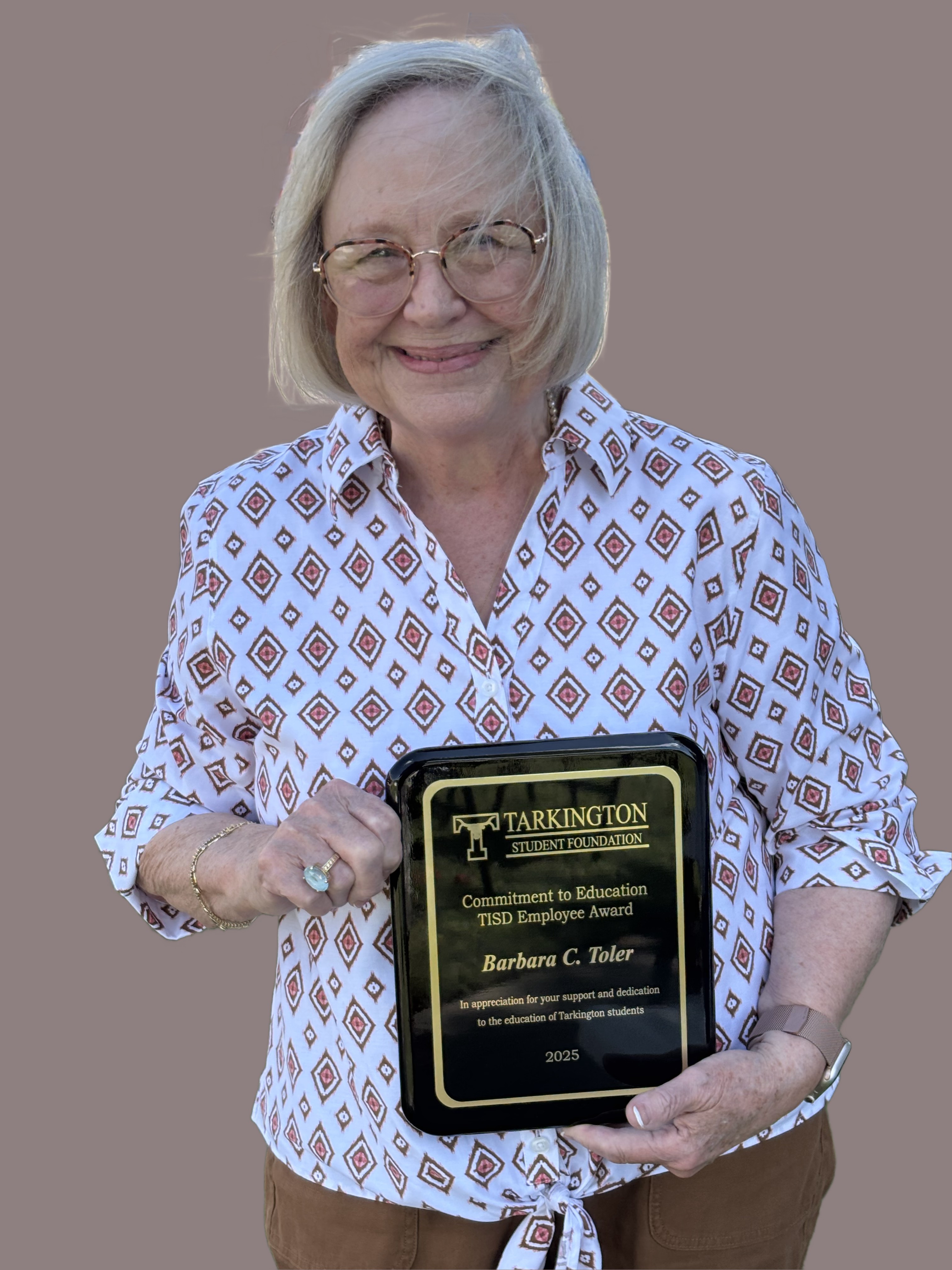 Tarkington Student Foundation recognizes Barbara Toler with Commitment ...